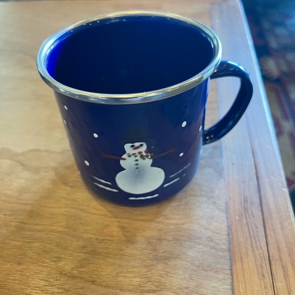 Dining | Golden Rabbit Ii Denise Harvey Design 1997 Enamel Snowman Cup ...